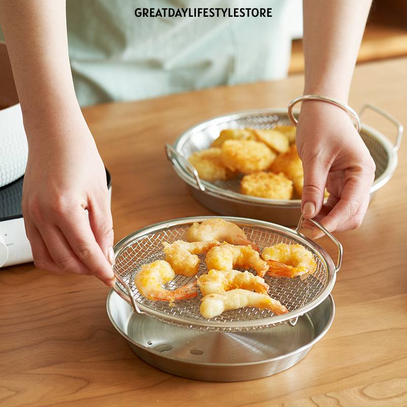 Strainer and Plate Set Stainless Steel DURABLE and FOOD GRADE | Shopee ...