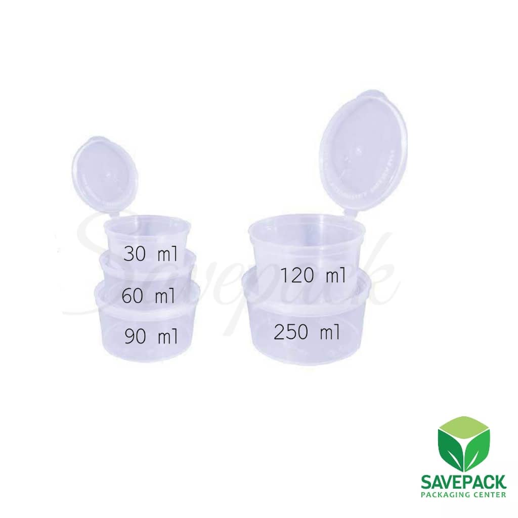 120ML Donewell-Hinged Cup, Microwavable w/ lid (50pcs) | Shopee Philippines