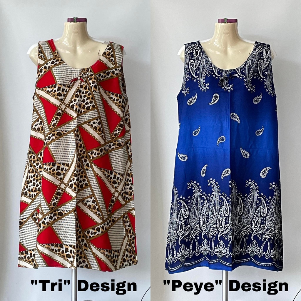 Daster Pambahay Large Size (P-eye & Tri Design) | Shopee Philippines