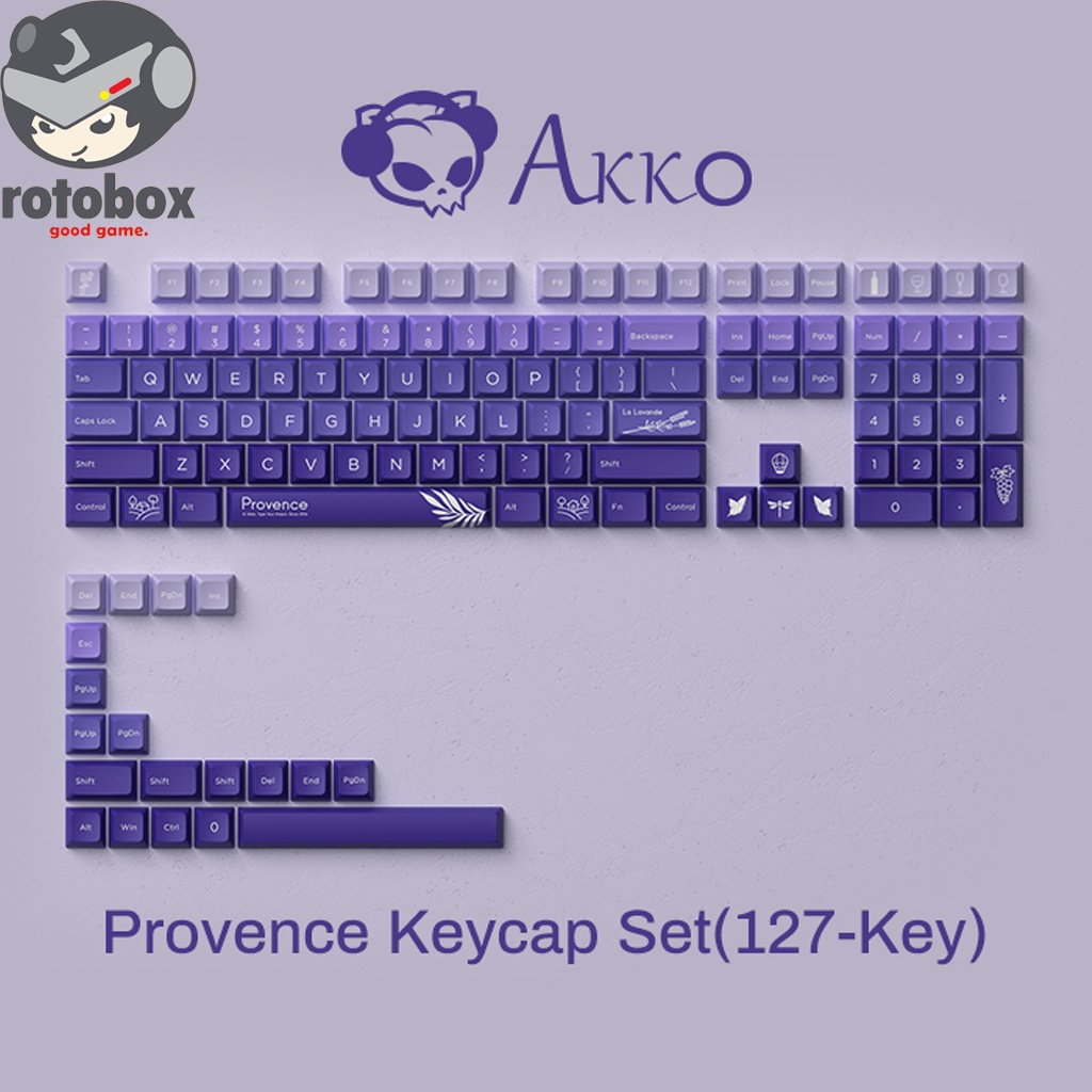 AKKO Provence Theme Keycap Set (127-Key) | Shopee Philippines