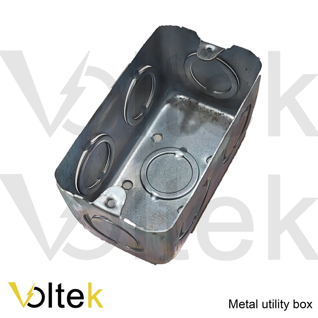 Metal Junction box and Utility box gauge #16 for electrical | Shopee ...