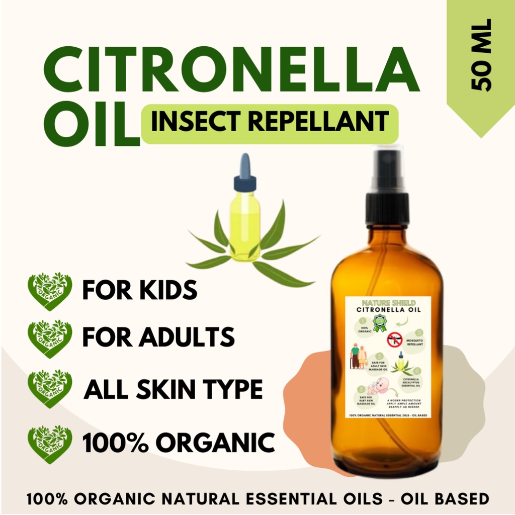 Nature Shield CITRONELLA Skin therapy Oil (mosquito repellant, Skin ...