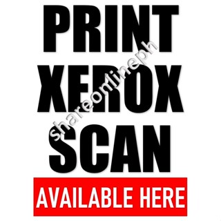 Laminated Signages Print Xerox Scan Typing Job Signage Sign Boards ...