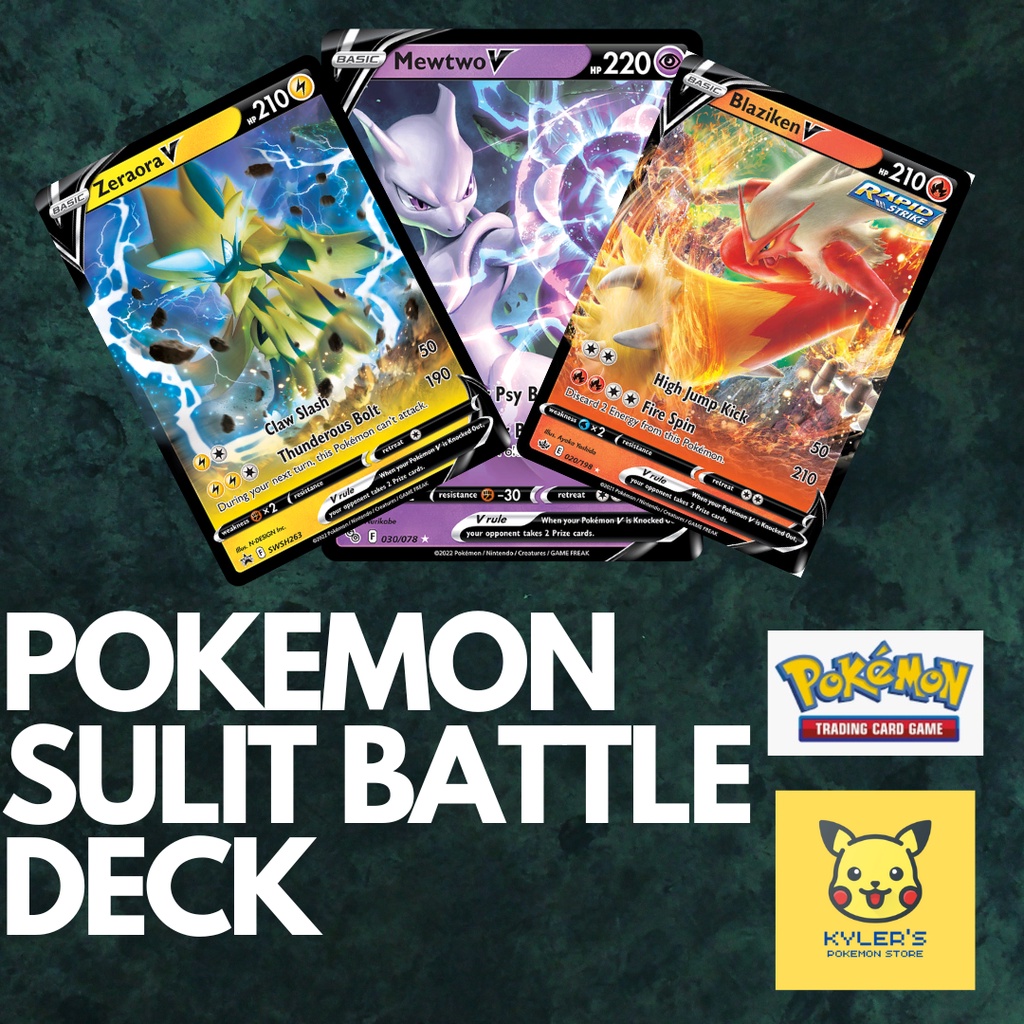 POKEMON SULIT BATTLE DECK - POKEMON CARDS | Shopee Philippines