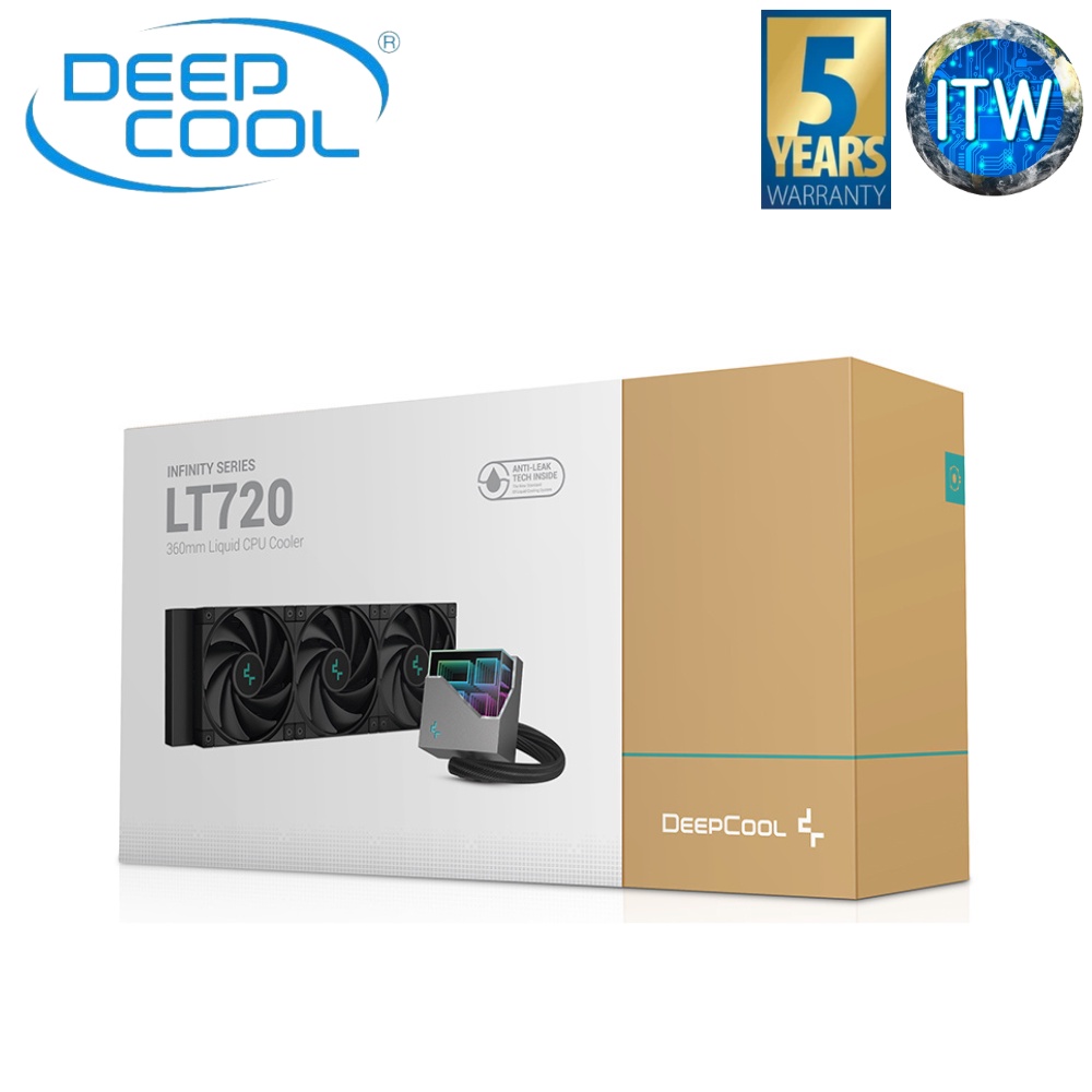 DeepCool LT720 360mm High-Performance Liquid CPU Cooler (R-LT720-BKAMNF ...