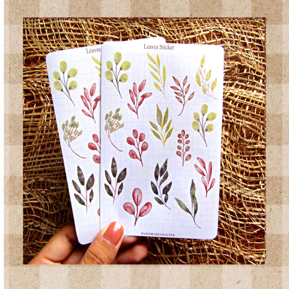 Leaves Sticker Sheet Suitable for bullet journal | Shopee Philippines