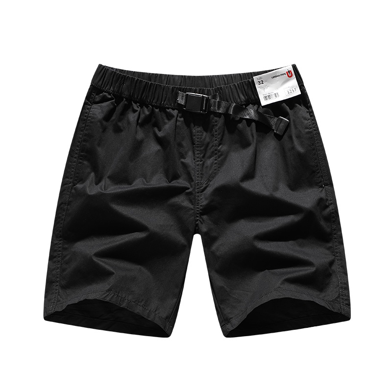 URBAN PIPE Plain Shorts For Men W/ ADJUSTABLE Strap Buckle Below The ...