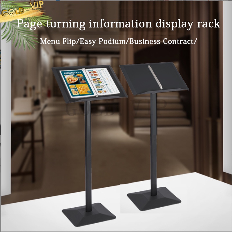 Menu book Menu holder Holder 1/2/3/4/6 Page A4 Size Restaurant Cafe Bar ...