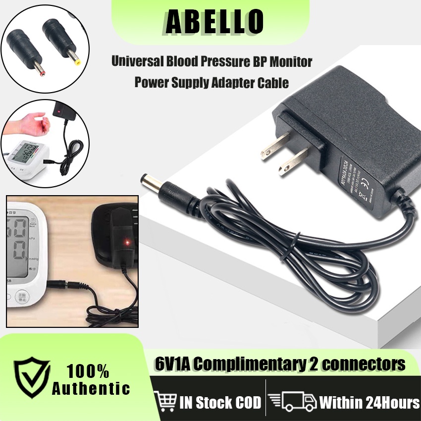 Replacement Omron Indoplas Blood Pressure Monitor Charger 6V 1A AC100 ...