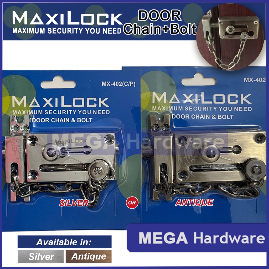 Maxilock Security Door Chain / Door Guard / Door Chain and Bolt ...
