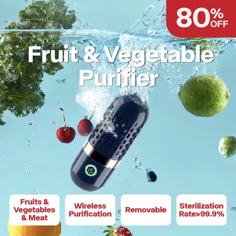 80%off New intelligent fruit and vegetable purifier disinfector ...