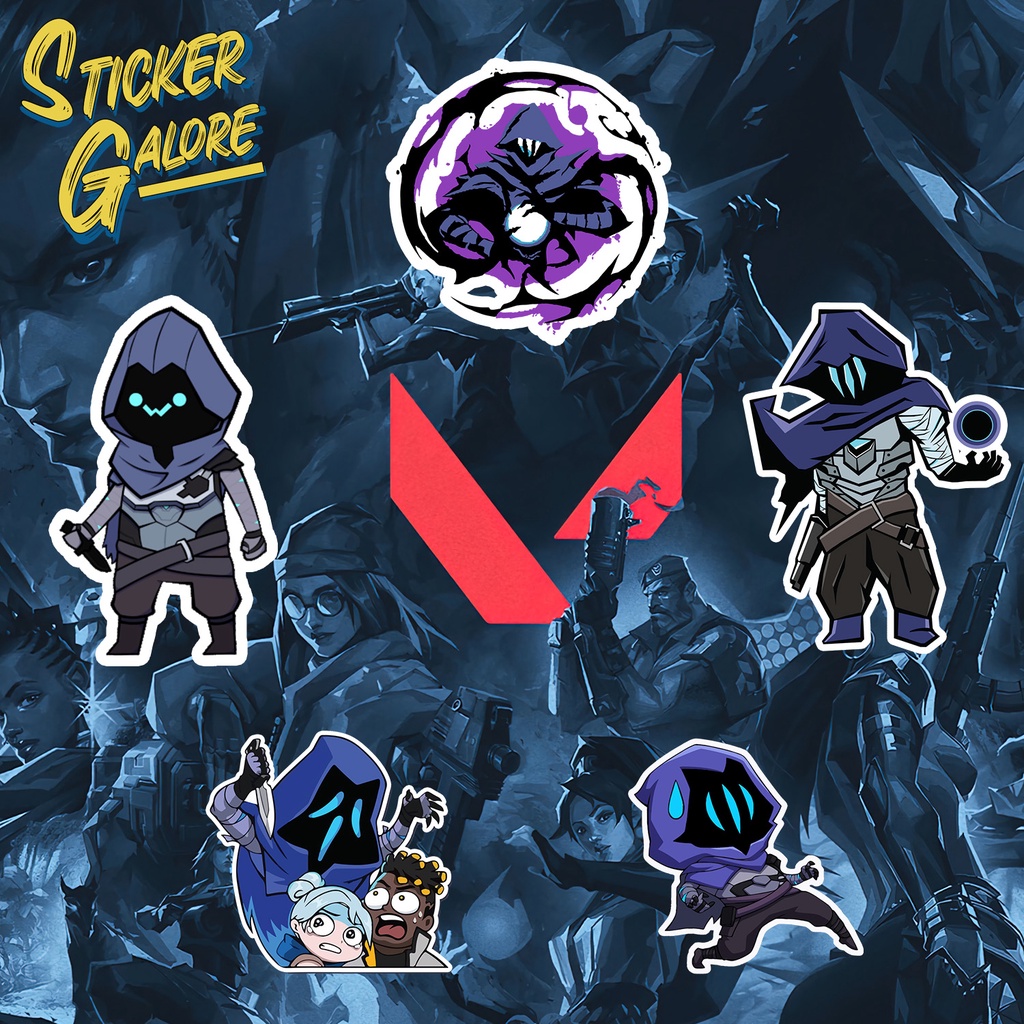 OMEN VALORANT SPRAY STICKERS (WATERPROOF AND SCRATCH PROOF, VINYL ...