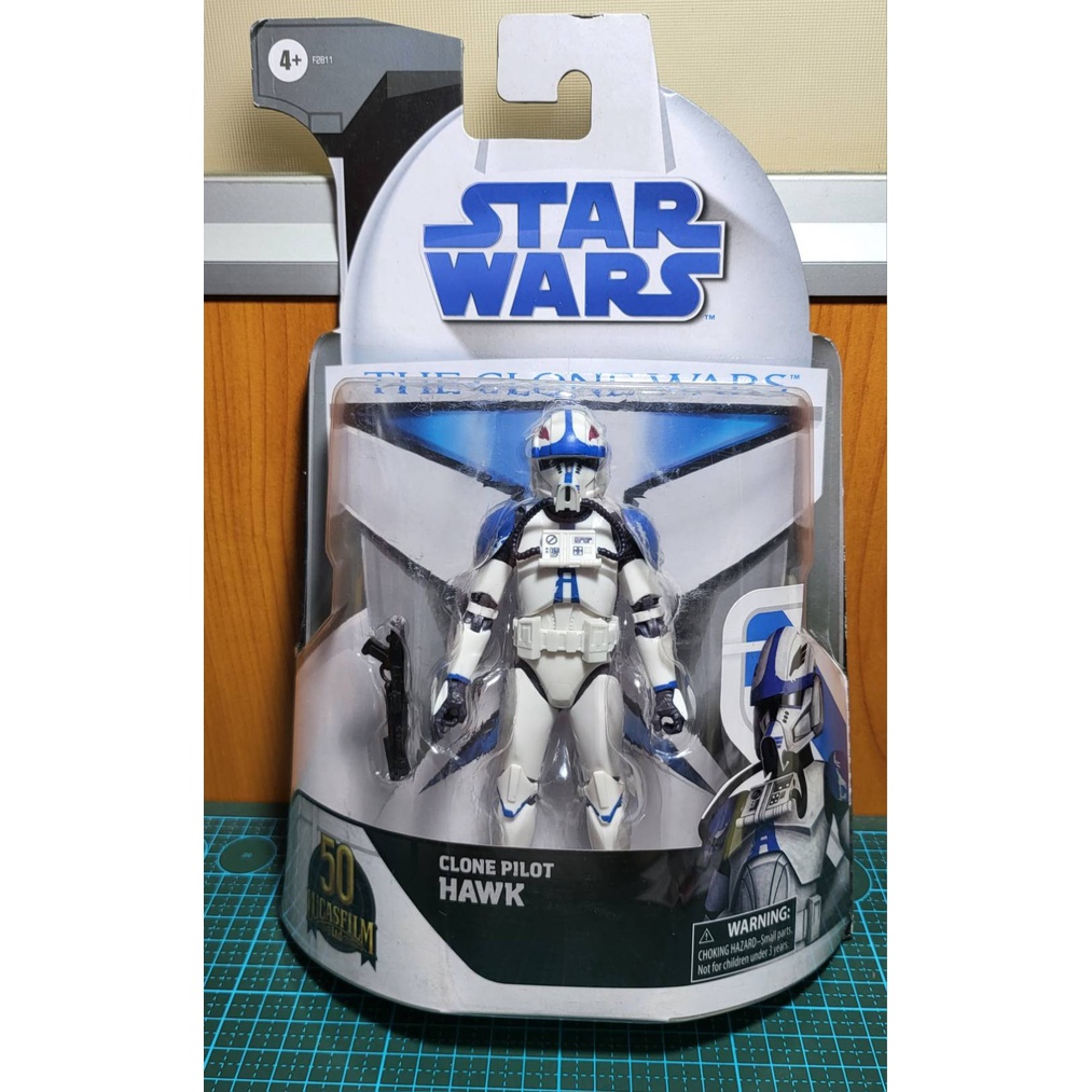 Star Wars TBS 6" Clone Pilot Hawk (SW The Black Series The Clone Wars ...