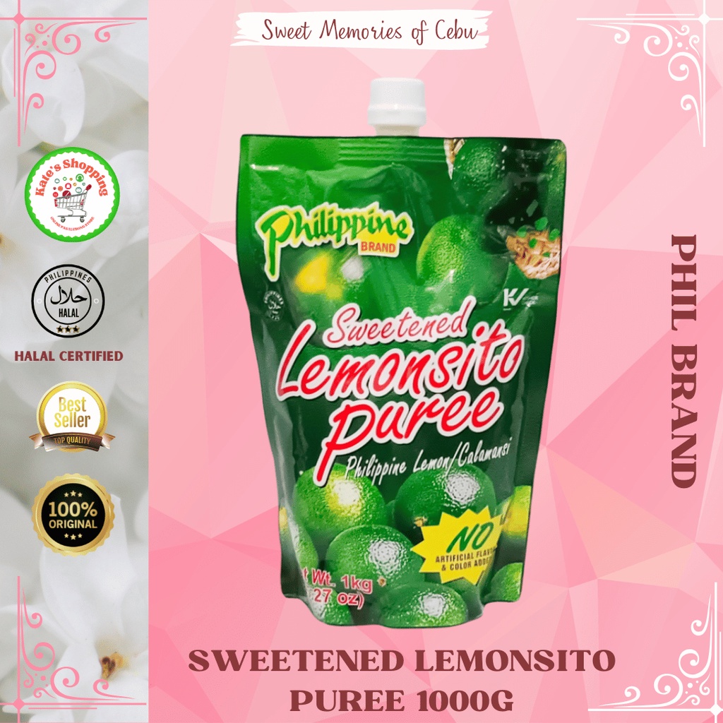 PHIL BRAND LEMONSITO PUREE SWEETENED 1KG | Shopee Philippines