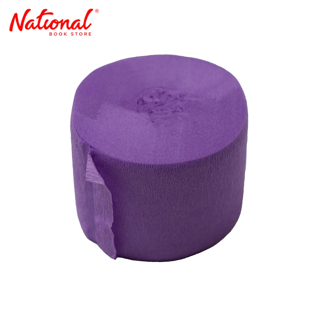 Crepe Paper Roll Purple 20 meters - School Supplies - Arts & Crafts ...