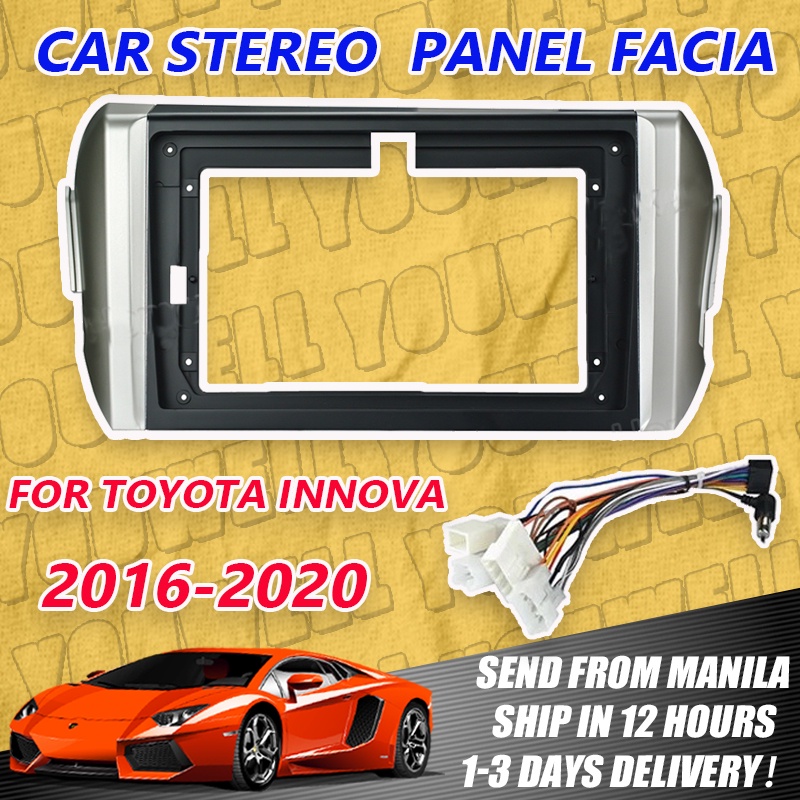 Car Stereo 9inch Panel Fascia for TOYOTA Innova 2006-2020 Android Unit ...