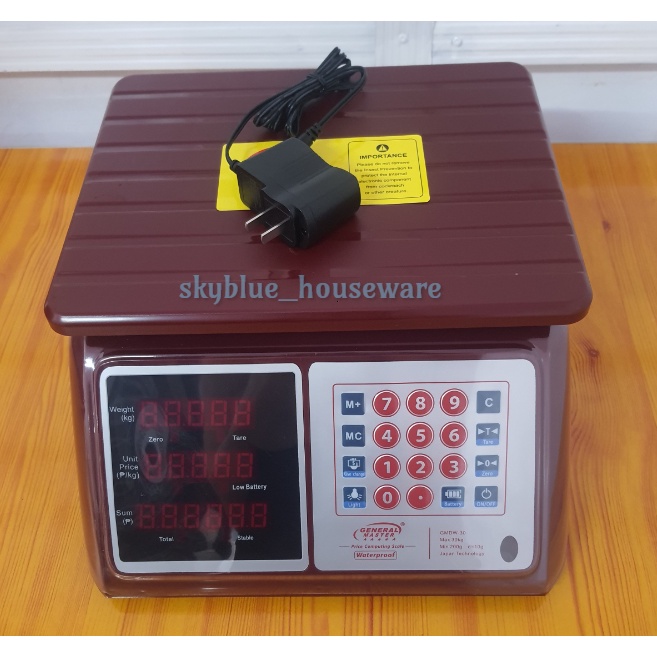 General Master Price Computing Scale Waterproof/Electric Scale ...
