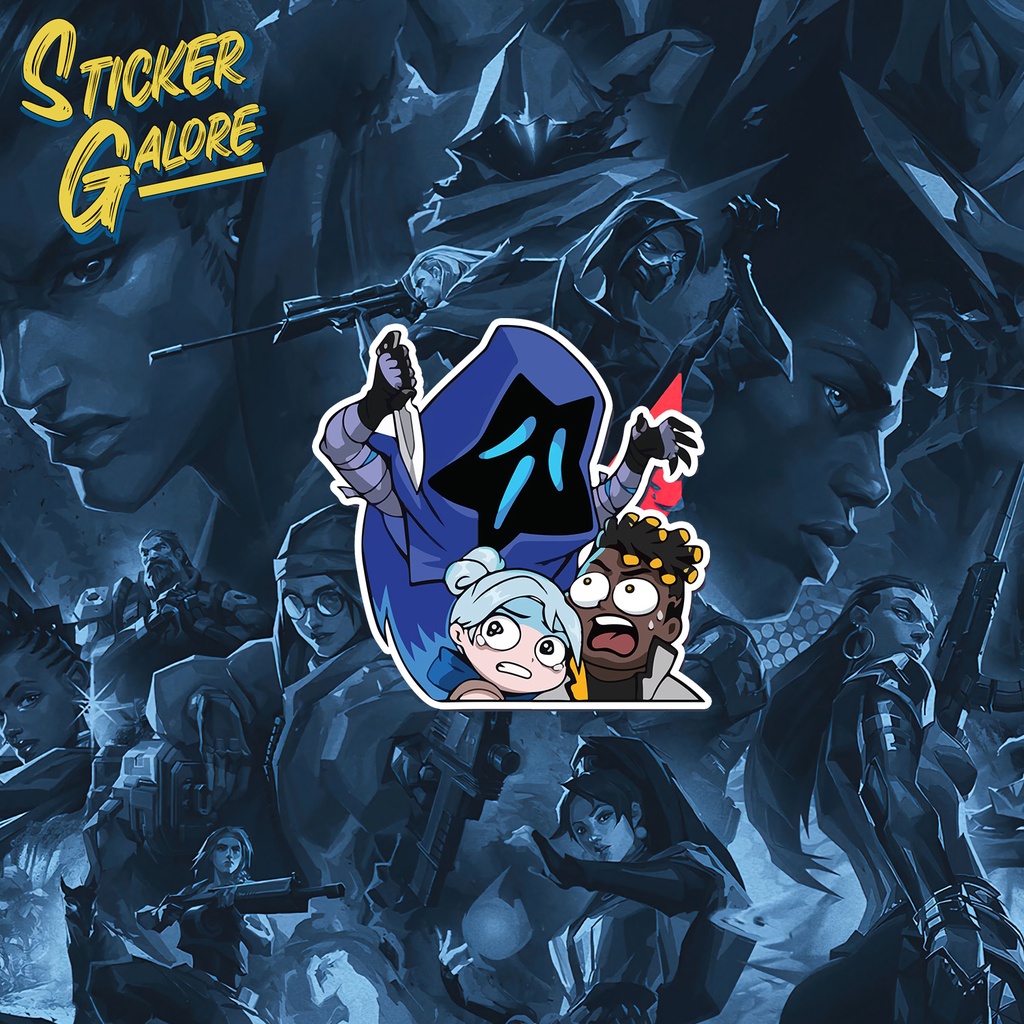 OMEN VALORANT SPRAY STICKERS (WATERPROOF AND SCRATCH PROOF, VINYL ...