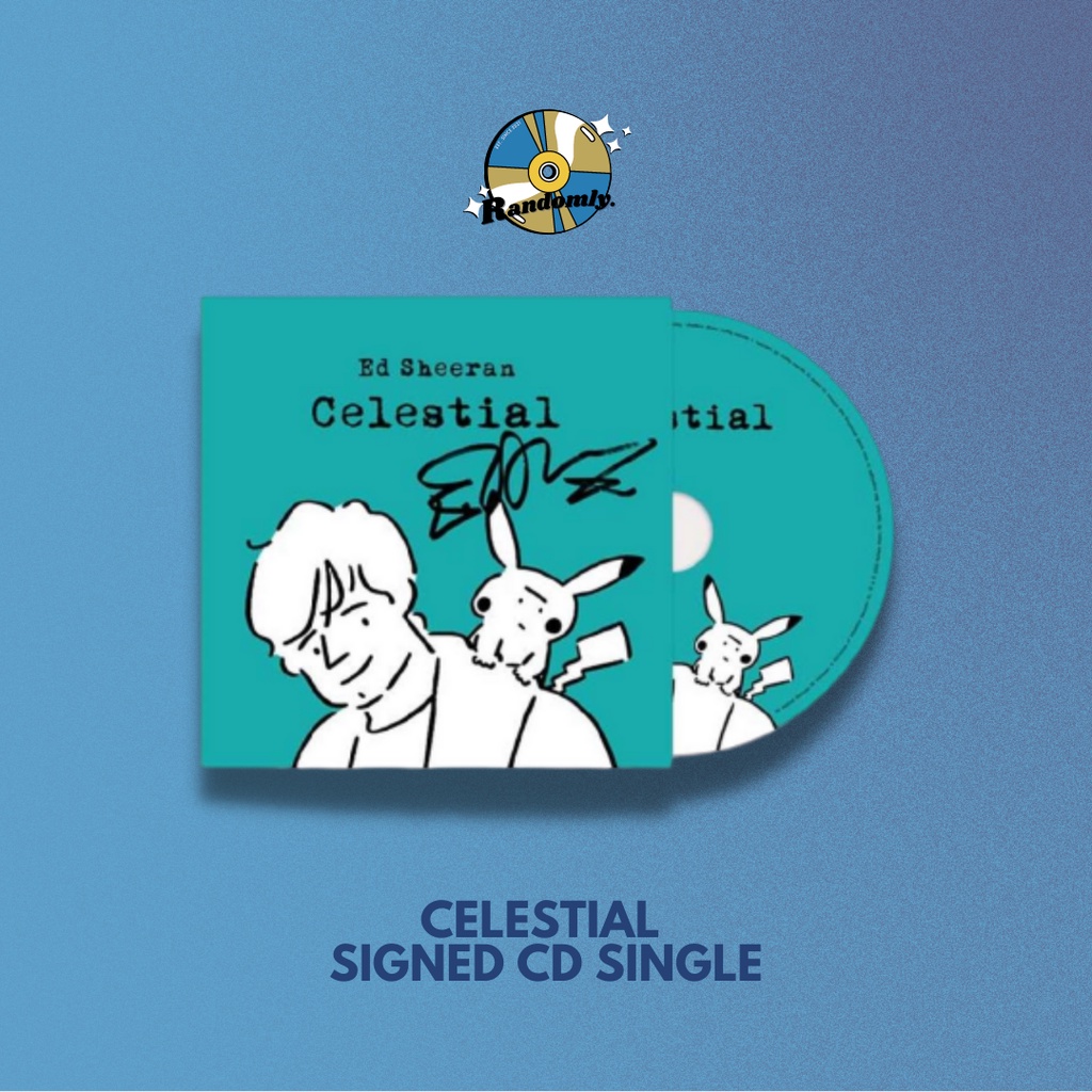 Ed Sheeran x Pokémon - Celestial Signed Single / CD (Brand New) | Shopee Philippines