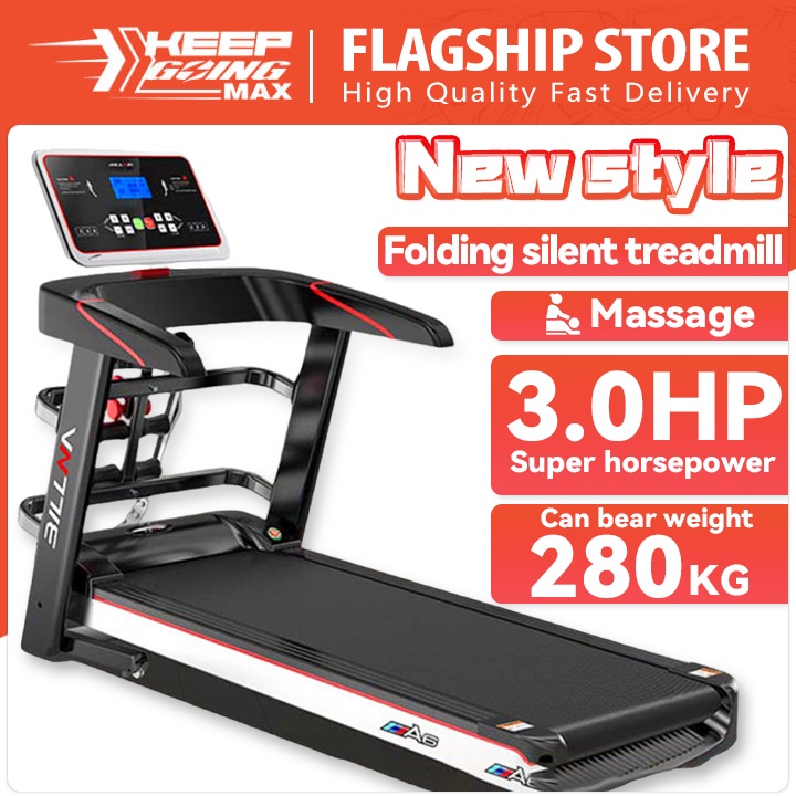 KEEP GOING MAX NEW 3.0HP+12.8km/h high-performance electric treadmill ...