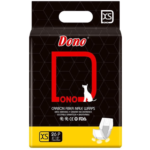 Dono Carbon Fiber Male Wrap Disposable for Dogs | Shopee Philippines