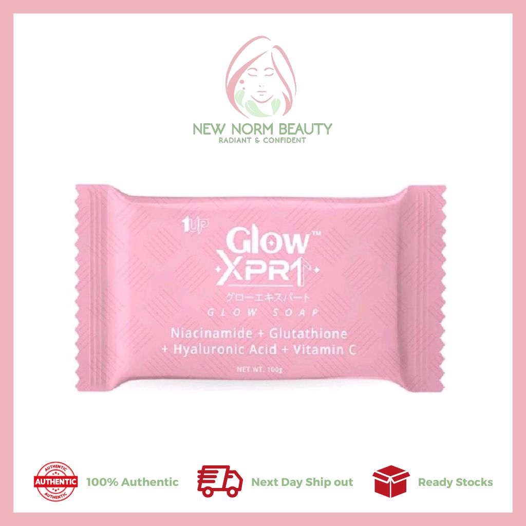 Glow Xprt Glow Soap with Glutathione + Hyaluronic Acid + Niacinamide ...
