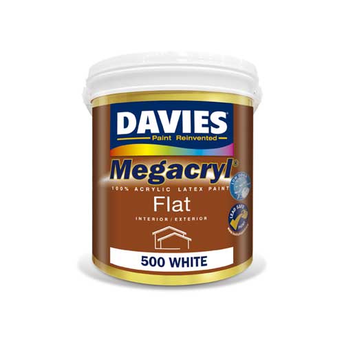 Davies Megacryl 500 Flat White 4 Liters | Shopee Philippines