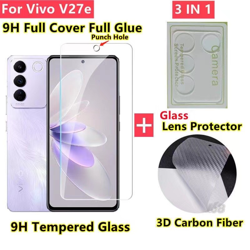 Vivo V27E V29E V29 V30 5G Tempered glass Vivo V27 V27 Pro V25e V25 V23 ...