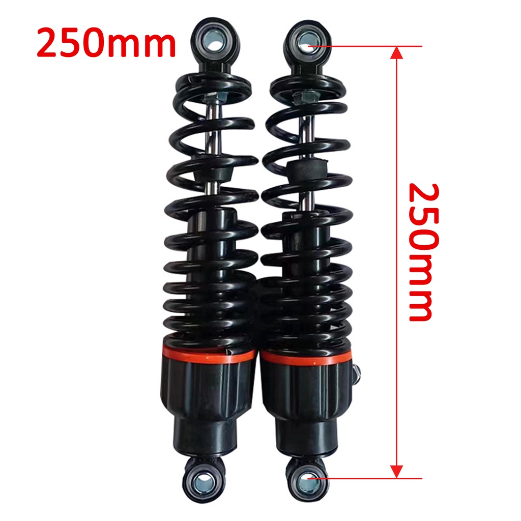2PCS Universal 250mm 290mm 310mm E-Bike Motorcycle Rear Shock Hydraulic ...