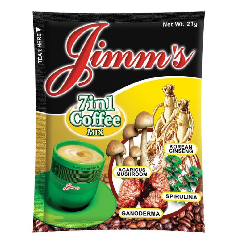 ♥️ JIMM'S 7in1 Coffee Mix 21g x 12/20sachets | Shopee Philippines