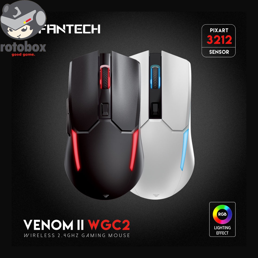 FANTECH VENOM II WGC2 WIRELESS GAMING MOUSE | Shopee Philippines