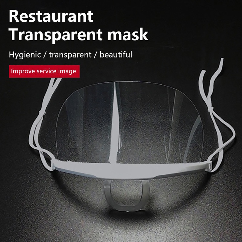 Spit Guard Face mask Sneeze Guard anti saliva mask(10pcs) | Shopee ...