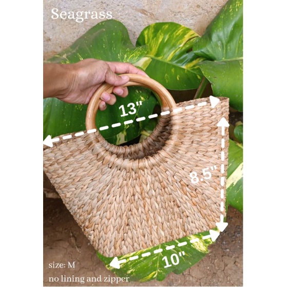 Seagrass bangkuan bag native bag banig bangkwan abaca woven hand bag ...