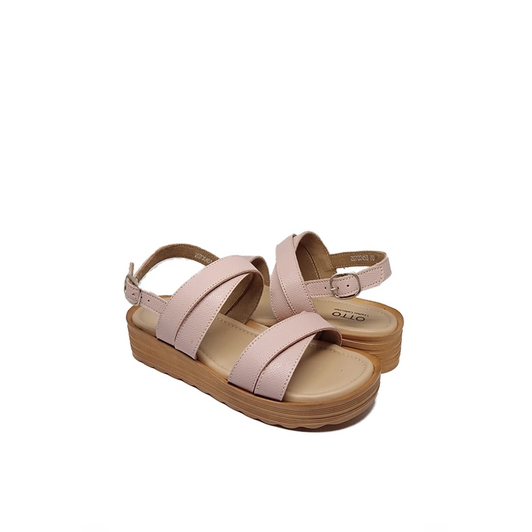 Otto 20700453 Womens Crisscross Slingback Sandals in Pink | Shopee ...