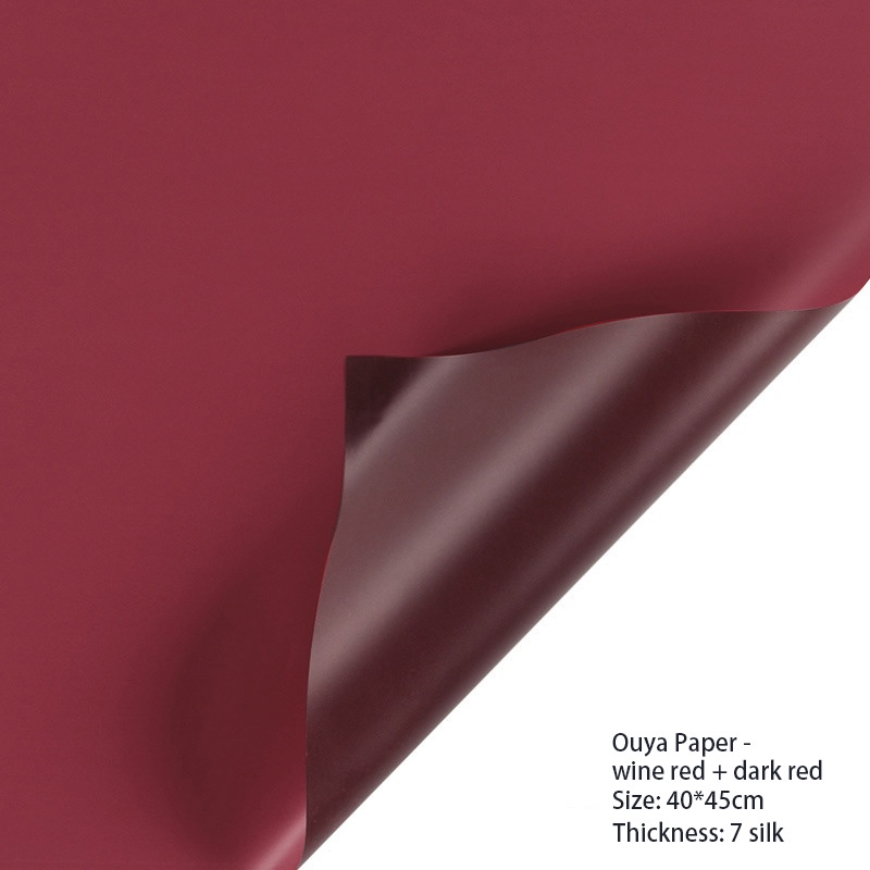 20 pcs Two-Sided Colored Flower Wrappers 40*45cm Gift Wrapping Paper ...