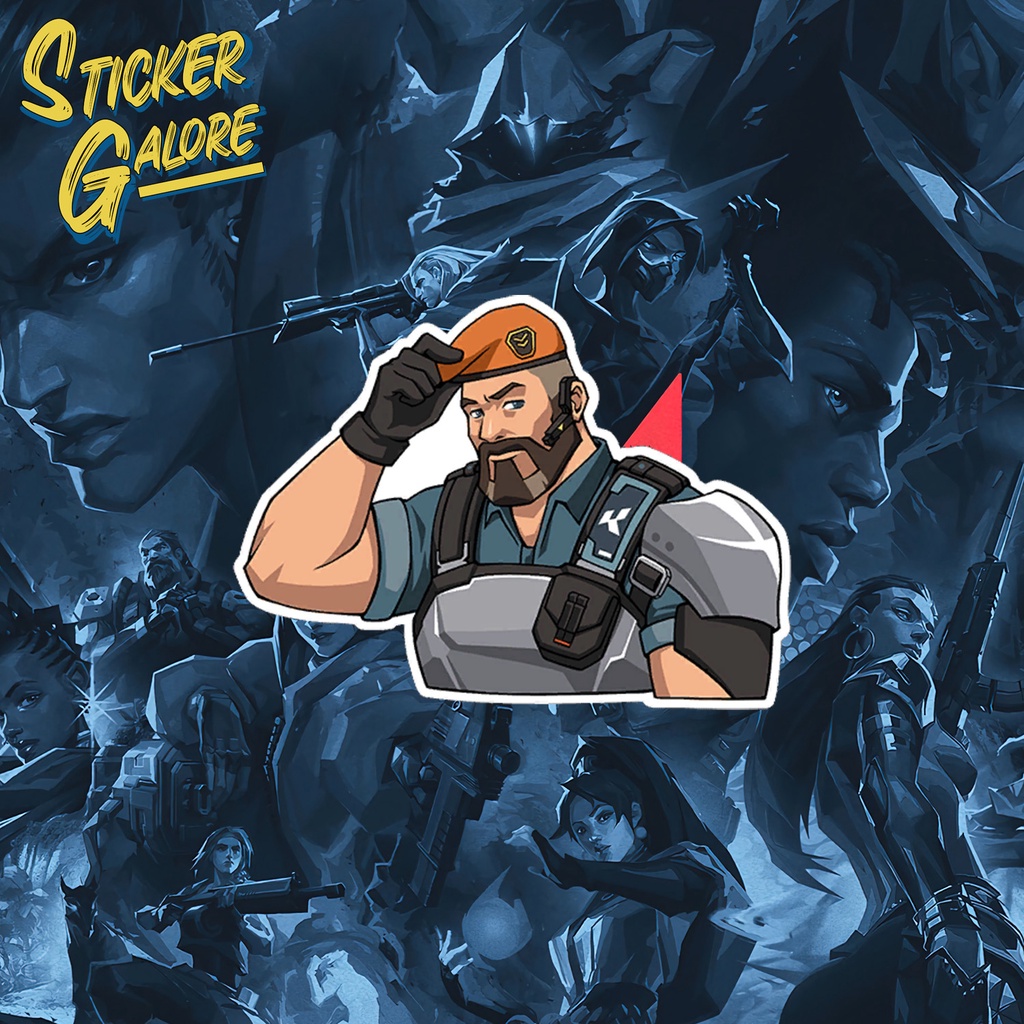 BRIMSTONE VALORANT SPRAY STICKERS (WATERPROOF AND SCRATCH PROOF, VINYL ...