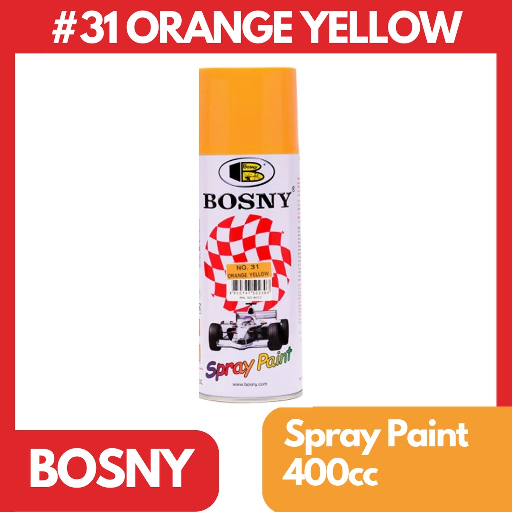 Bosny Acrylic Spray Paint 400cc Assorted Colors | Shopee Philippines