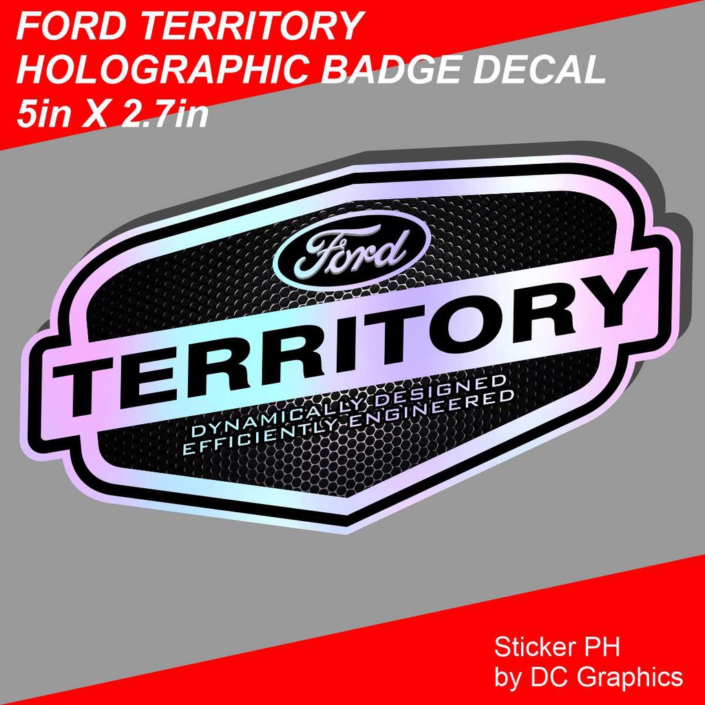 FORD TERRITORY HOLOGRAPHIC DECAL | Shopee Philippines