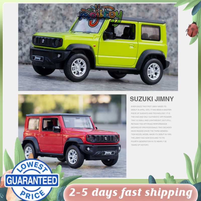 1:26 Suzuki Jimny Alloy Diecast Car Model Sound & Light Pull Back ...