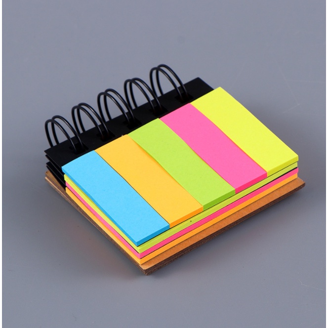OFNATURE Sticky Notes Spiral Memo Pad School Office Supply | Shopee ...