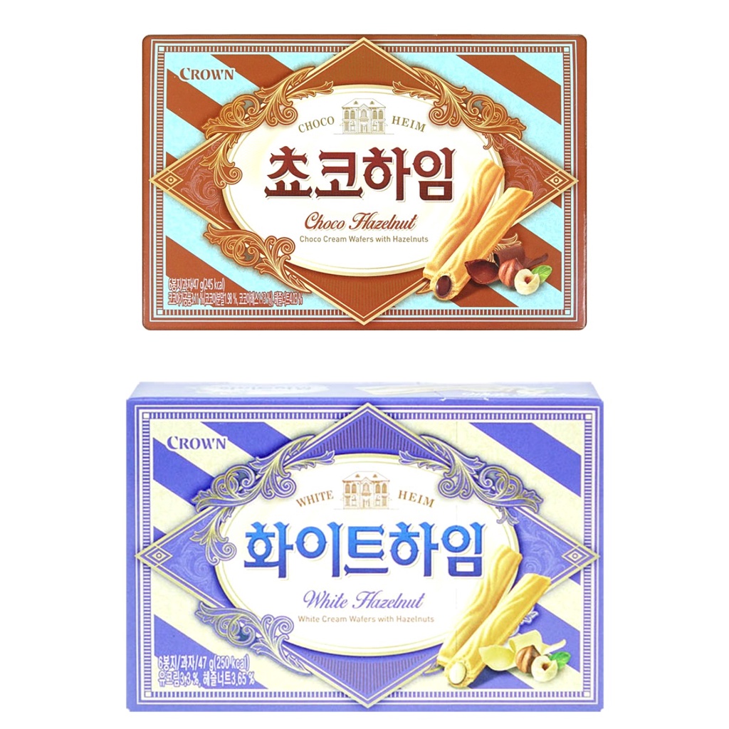 CROWN WHITE HEIM 47G / CROWN CHOCO HEIM 47G | Shopee Philippines