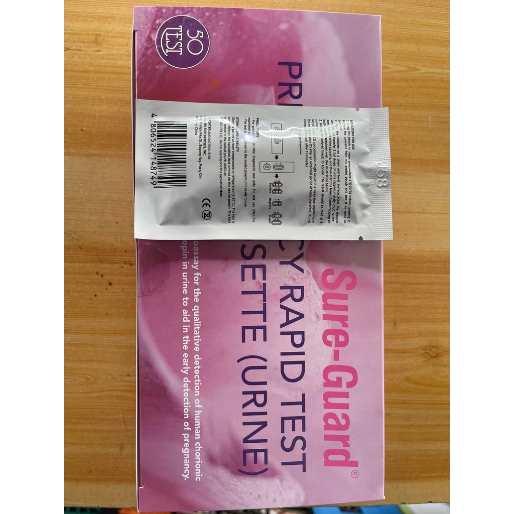 SURE-GUARD PREGNANCY RAPID TEST CASSETTE | Shopee Philippines