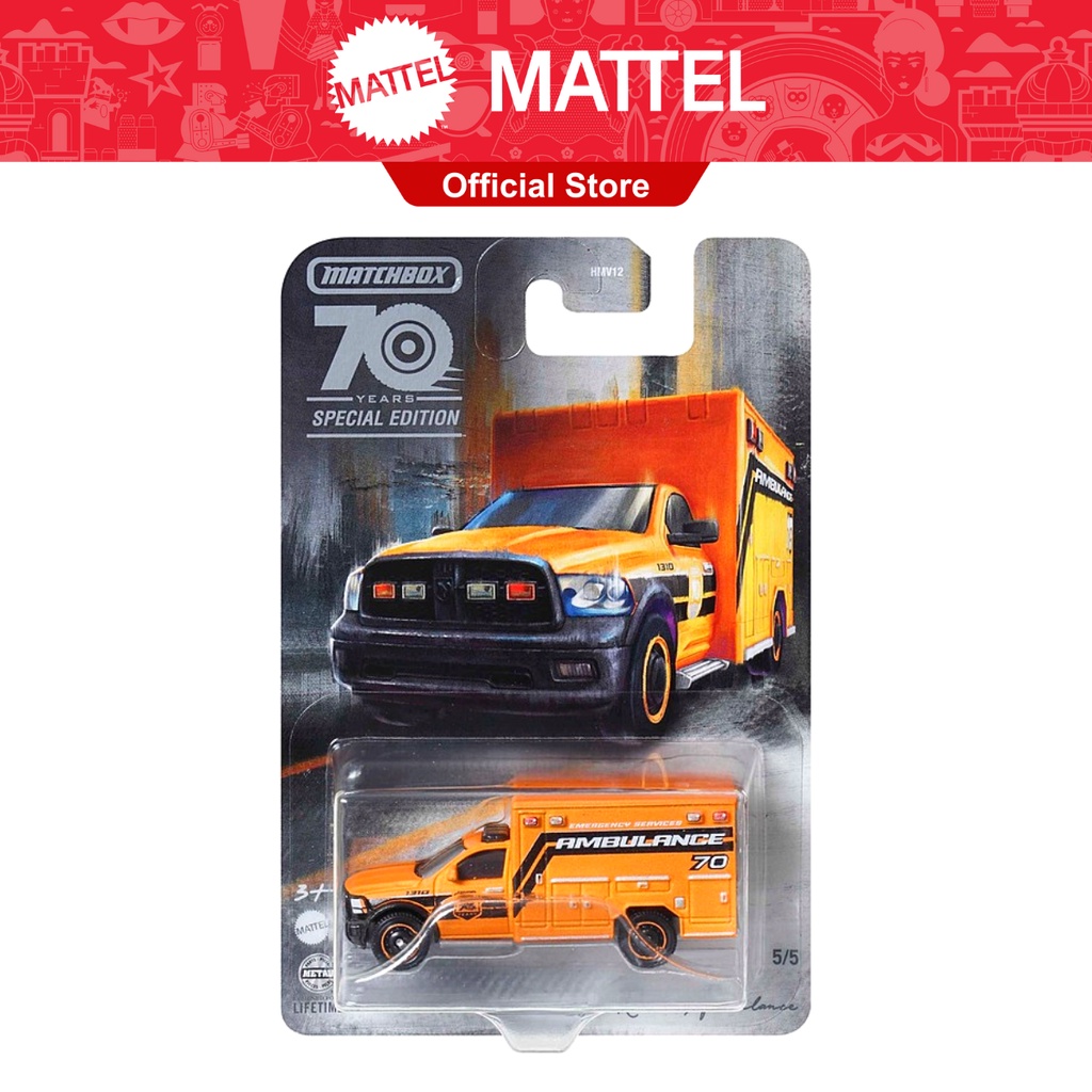 Matchbox 70th Anniversary Die-Cast Special Edition Vehicles Moving ...