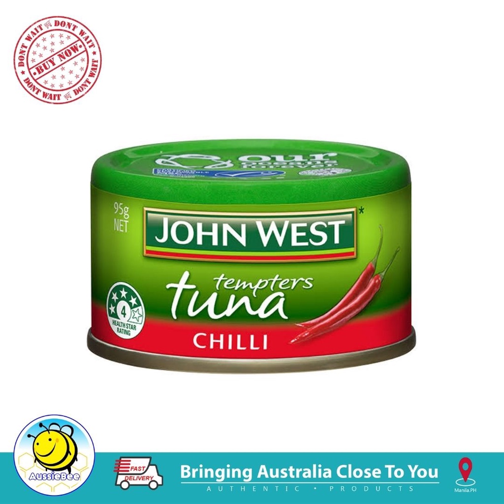 John West tempers tuna chili 95g | Shopee Philippines