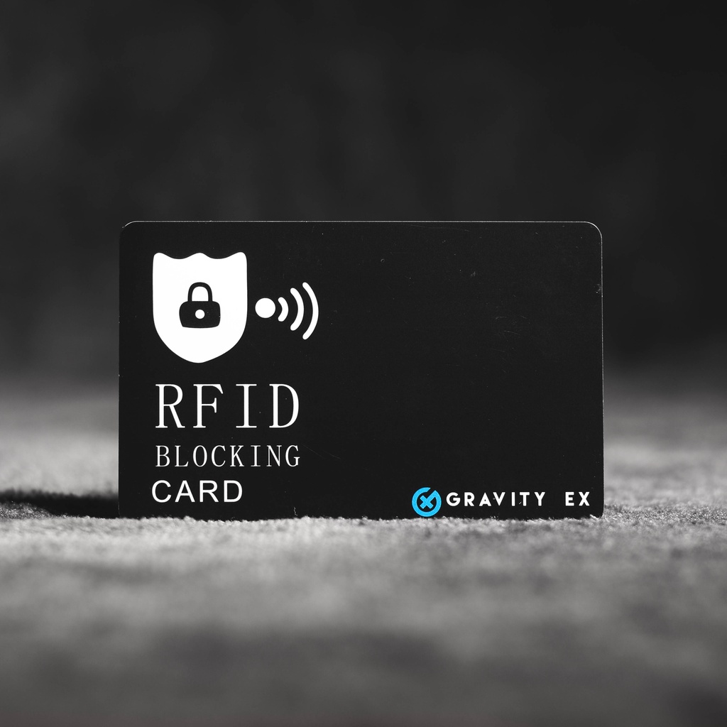Gravity Ex rfid blocker card Protector data for card holder | Shopee ...