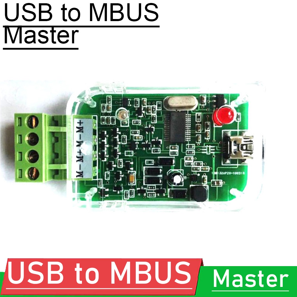 USB to MBUS Master Converter Communication debugging Module FOR MBUS Smart energy water meter ...