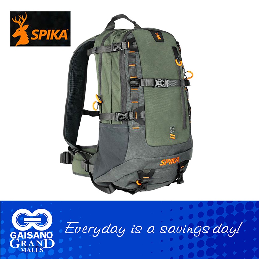 SPIKA Drover Pro Pack 25L Backpack in Olive 028 Gaisano Grand | Shopee ...