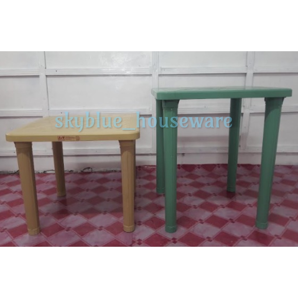 J&T (4 seater) Heavy Duty Monobloc Table 24X24 and 24x24 Dining table ...