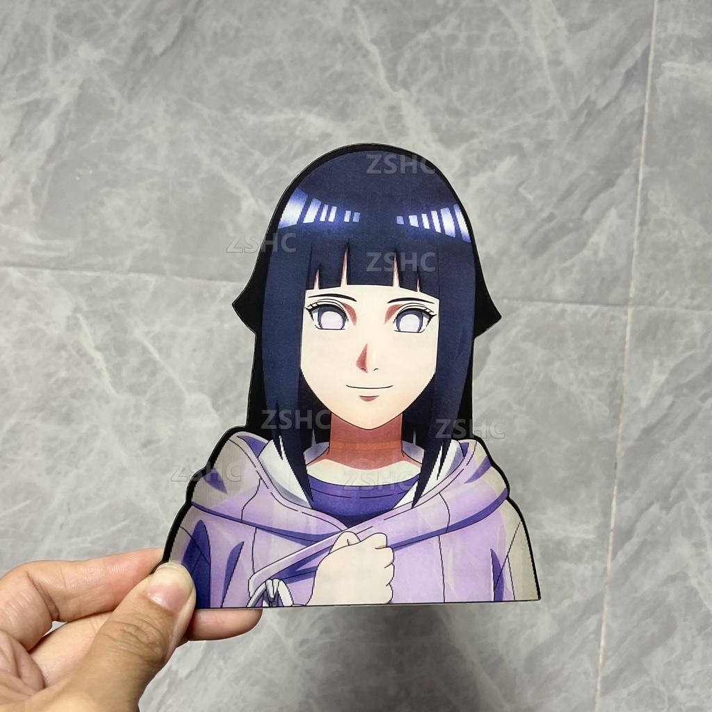 NARUTO Hinata hyuga Motion Sticker Waterproof Decals for Cars,Laptop ...