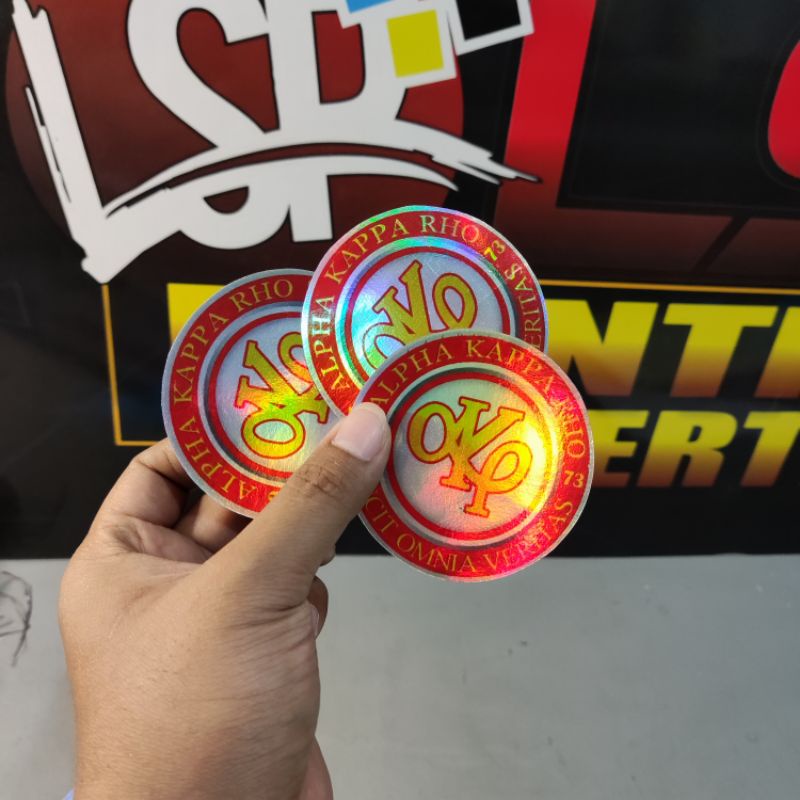 ALPHA KAPPA RHO (AKP) 3pcs HOLOGRAM CAR STICKER (High Quality) | Shopee ...